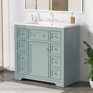 36 Inch Vanities - Green - Bathroom Vanities with Tops - The Home Depot