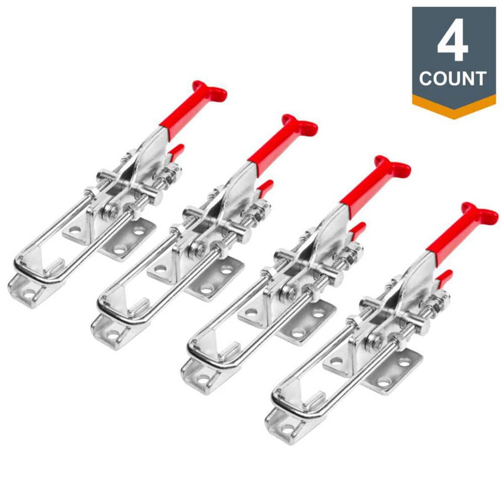 ‎POWERTEC Heavy Duty Adjustable Latch-Action U Bolt Self-lock Toggle ...