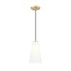 Filament Design Farrell 60-Watt 1-Light Modern Gold Pendant-Light with ...