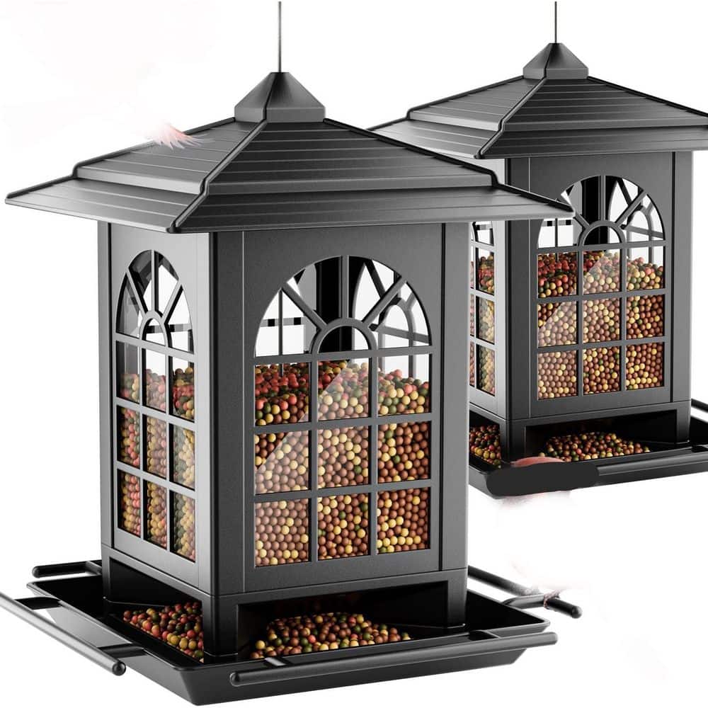 FAWEY TRED INC 2 Pack Bird Feeders for Outdoors Hanging, 7 lbs. Total ...