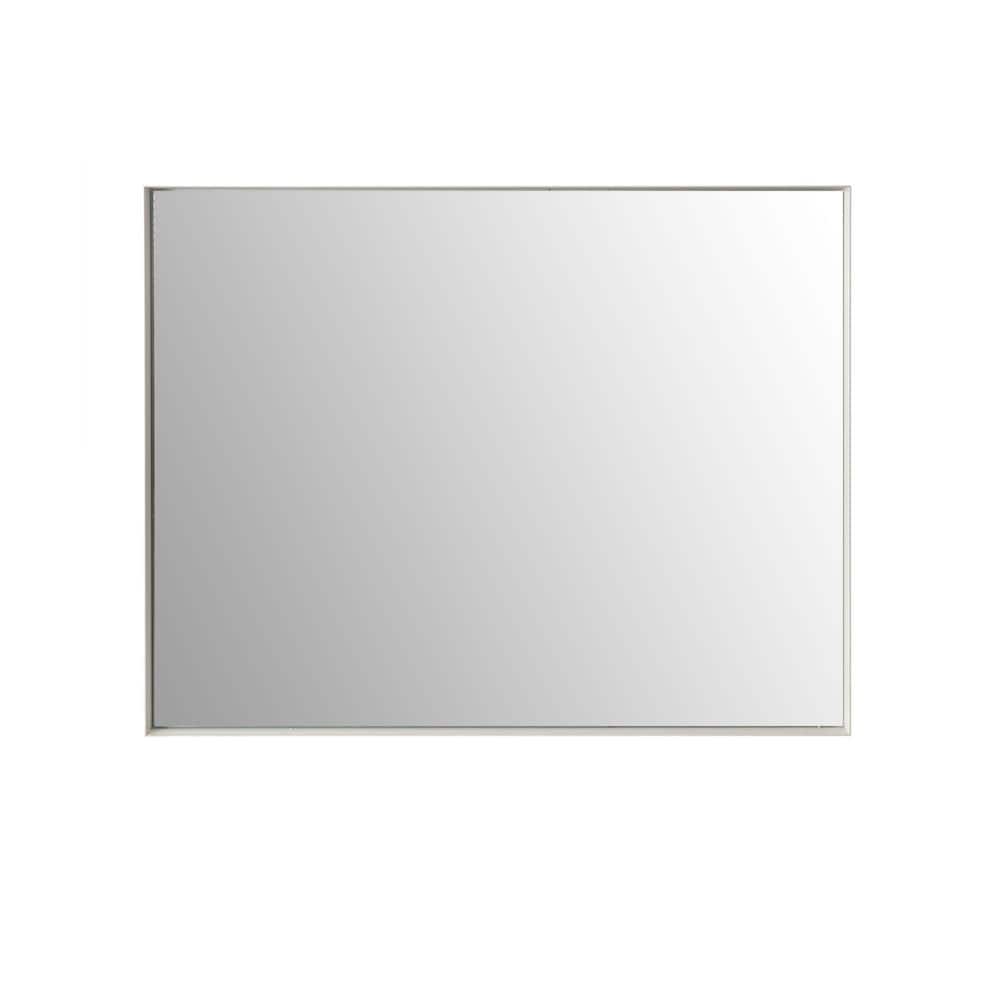 Boosicavelly 40 in. W. x 30 in. H Rectangular Metal Framed Wall Mounted ...