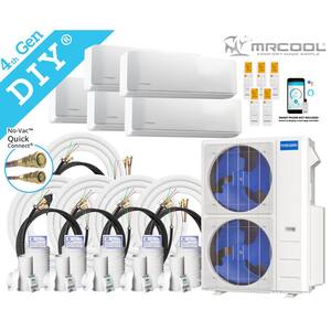 4 ton - Ductless - Mini Split Air Conditioners - The Home Depot