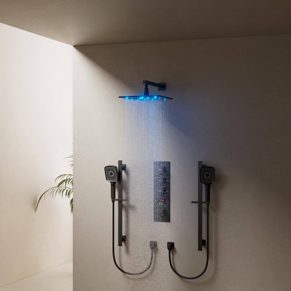 Have a question about EVERSTEIN 7-Spray Square 12 in. Shower Head and Dual Handheld Equipped ...