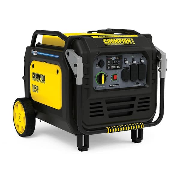 Champion Power Equipment 8500 Watt Electric Start Gasoline Powered Inverter Generator with CO Shield and Quiet Technology 100719 The Home Depot