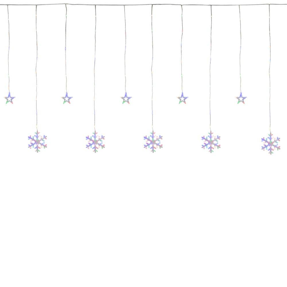 Northlight 7.75 ft. 138-Count Multi-Function LED Mini Neutral White ...