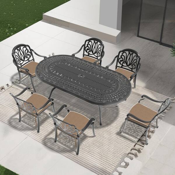 Have a question about Willit Elizabeth Black 7-Piece Cast Aluminum ...