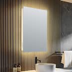 ANZZI Stellar 28 in. W x 36 in. H Frameless Rectangular LED Bathroom ...