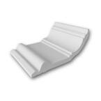 ORAC DECOR 5/8 in. D x 7-7/8 in. W x 4 in. L Primed White High Impact ...