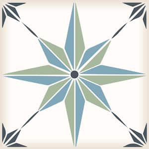 MI ALMA Green R13 5 in. x 5 in. Vinyl Peel and Stick Tile (24 Tiles, 4. ...