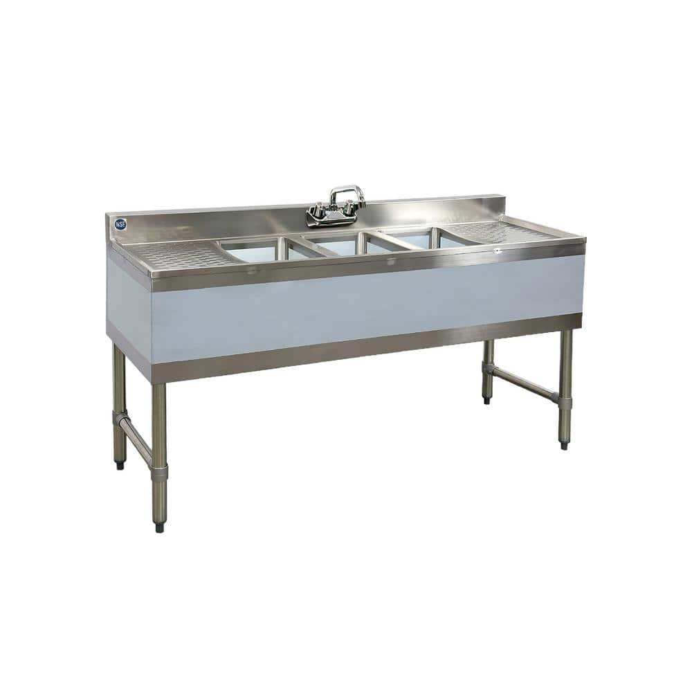 Elite Kitchen Supply 60 in. Freestanding Stainless Steel Commercial NSF ...