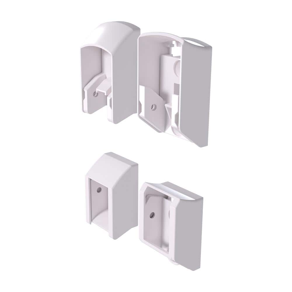 PEAK Aluminum Railing 3 in. H x 2 in. W White Aluminum Deck Railing ...