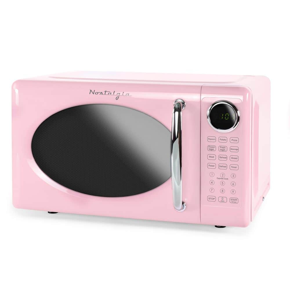 Nostalgia Retro Microwave-0.7 cu. ft. and 700-Watt Countertop Microwave ...