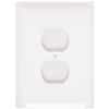 Mulberry White 1-Gang Duplex Outlet Wall Plate (1-Pack) 76701 - The ...