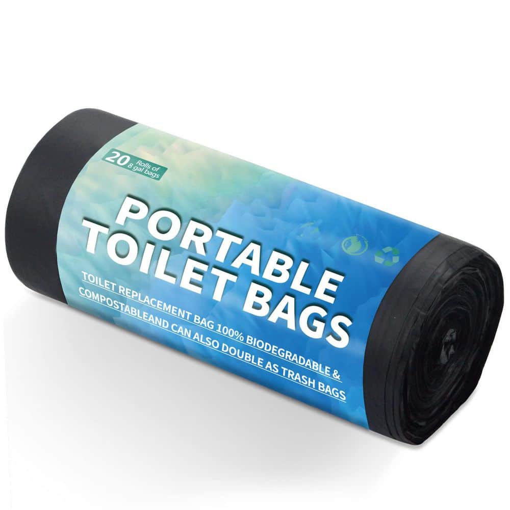 Misopily Compostable Portable Toilet Bags, 8 Gal., 20-Count ...