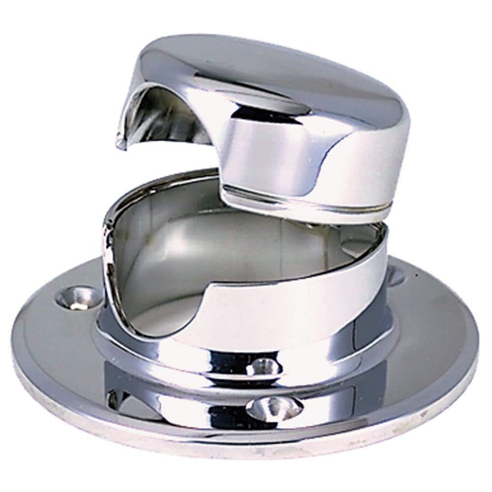 perko Chrome-Plated Rope Deck Pipe with Hinged Snap-Down Cover ...