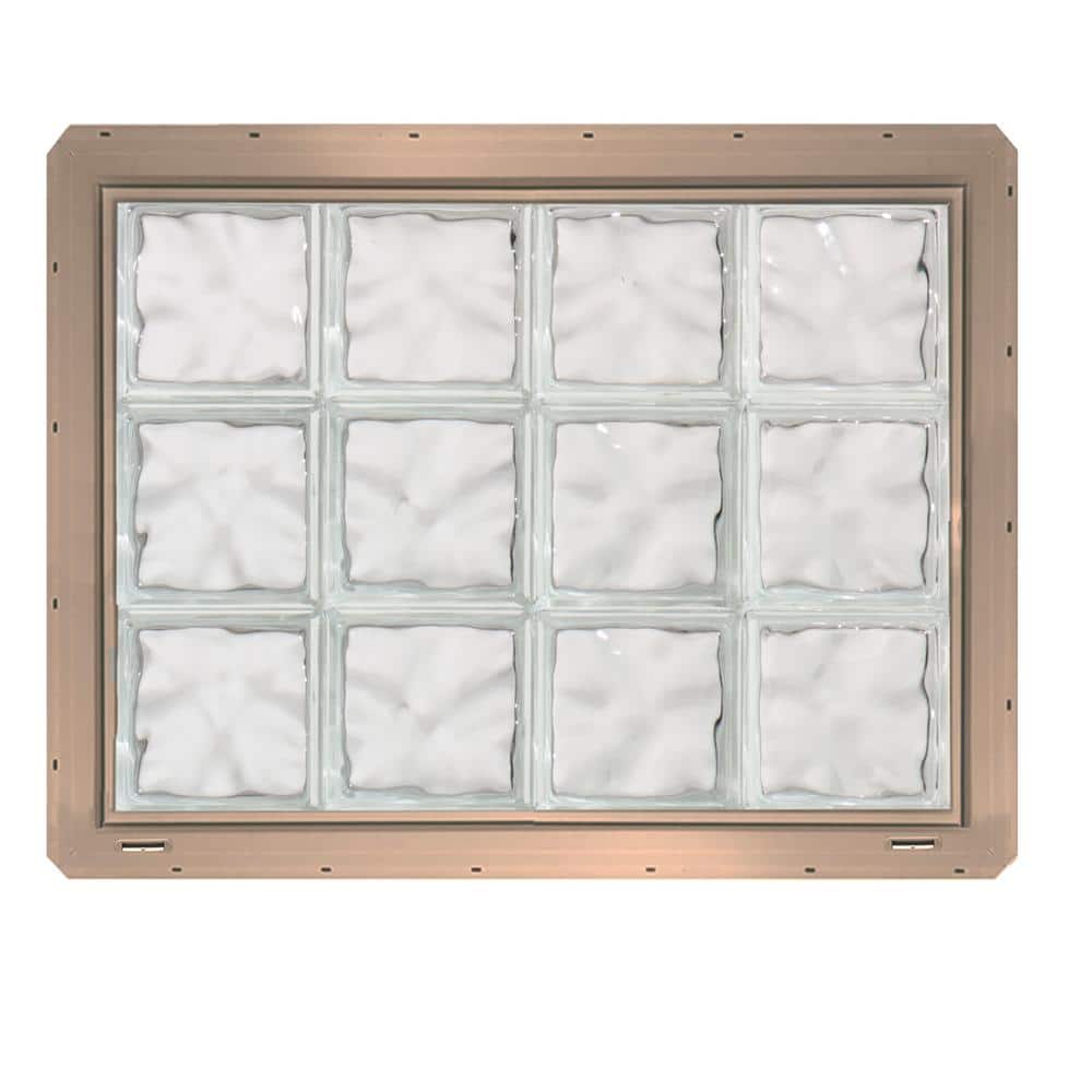 CrystaLok 31.75 in. x 24.25 in. x 3.25 in. Wave Pattern Vinyl Framed ...