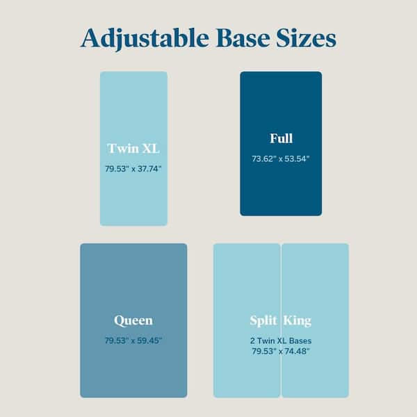 Beds Adjustable For Size Chart Shop Adjustable Beds | Bed Bases For