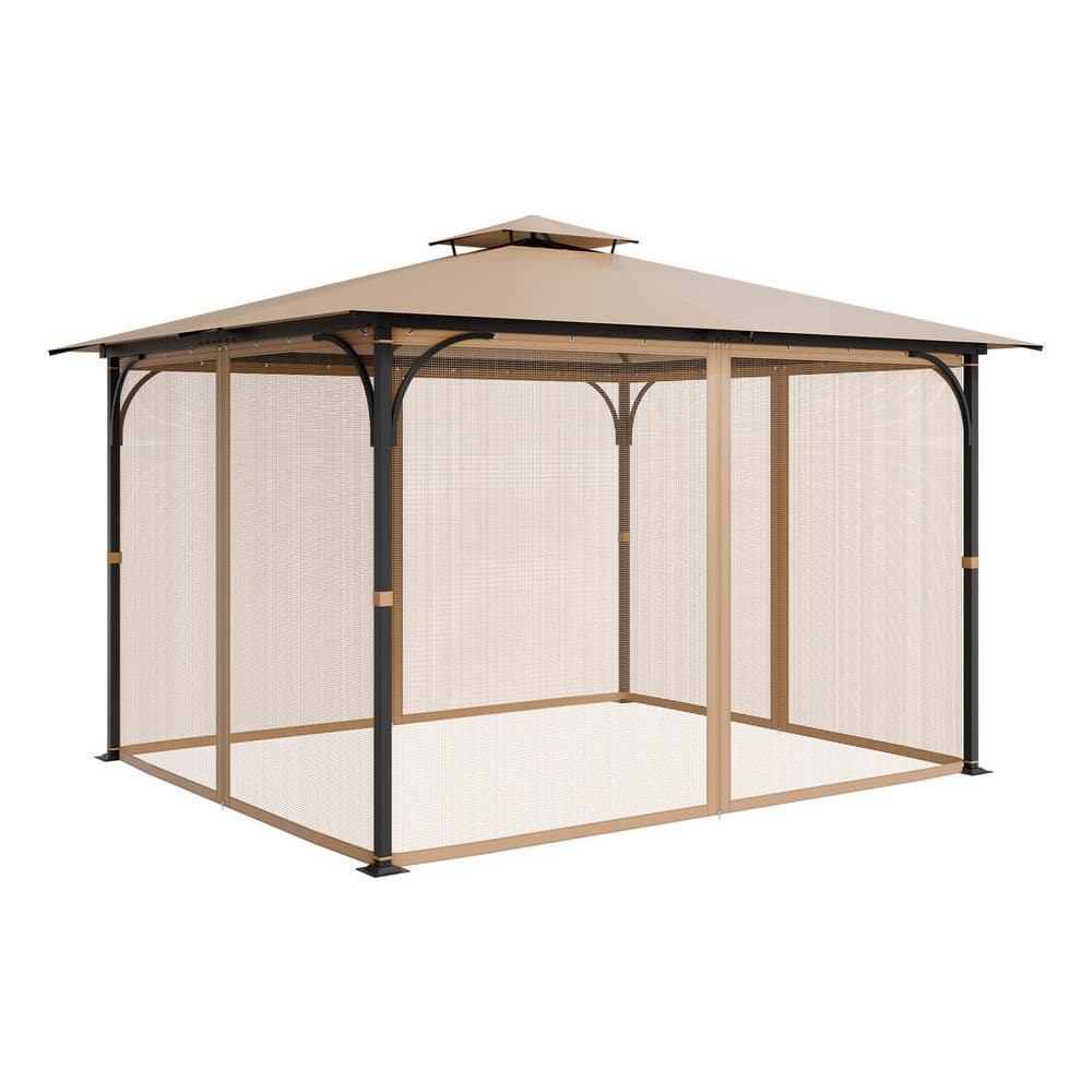 SVOPES Gazebo Netting Replacement, Compatible with 10 x 12 x 7.3 ft ...