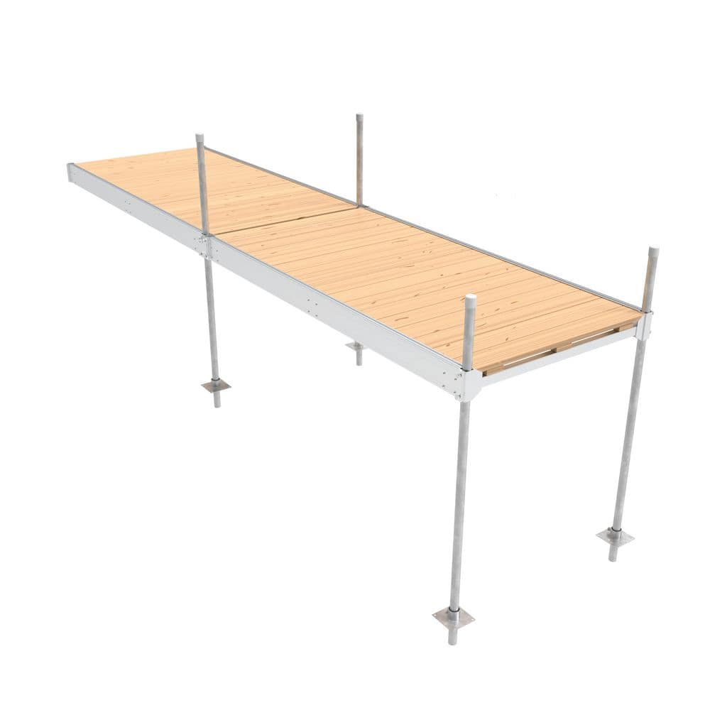 Multinautic 2 x QP-427 4 ft. x 8 ft. Stationary Aluminum Docks with ...