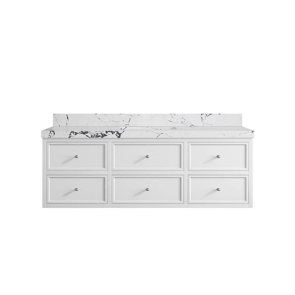 Willow Collections Roswell Floating 60 in. W x 22 in. D x 36 in. H ...