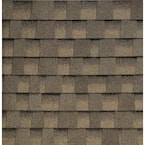 GAF TimberCrest 10 in. Width Aged Chestnut Bullnose Hip and Ridge Cap ...