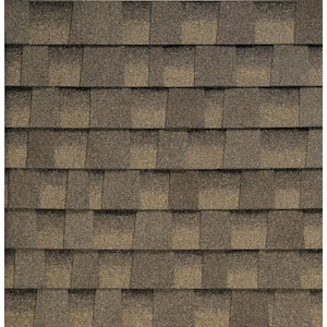 GAF TimberCrest 10 in. W Charcoal Reflector Bullnose Hip and Ridge Cap ...