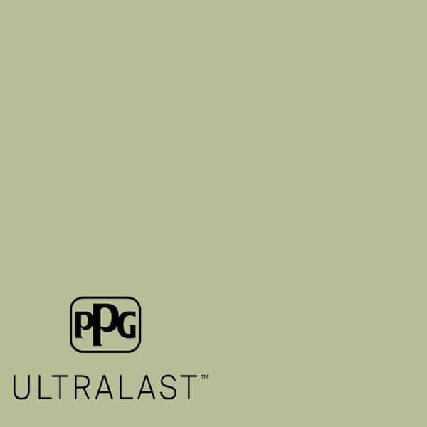 PPG UltraLast 5 gal. #PPG1122-4 Bahia Grass Semi-Gloss Interior Paint ...