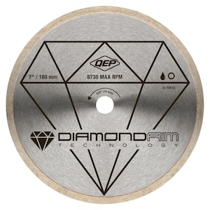 QEP 4 in. Diamond Blade for Wet or Dry Tile Saws for Ceramic Tile 6 ...