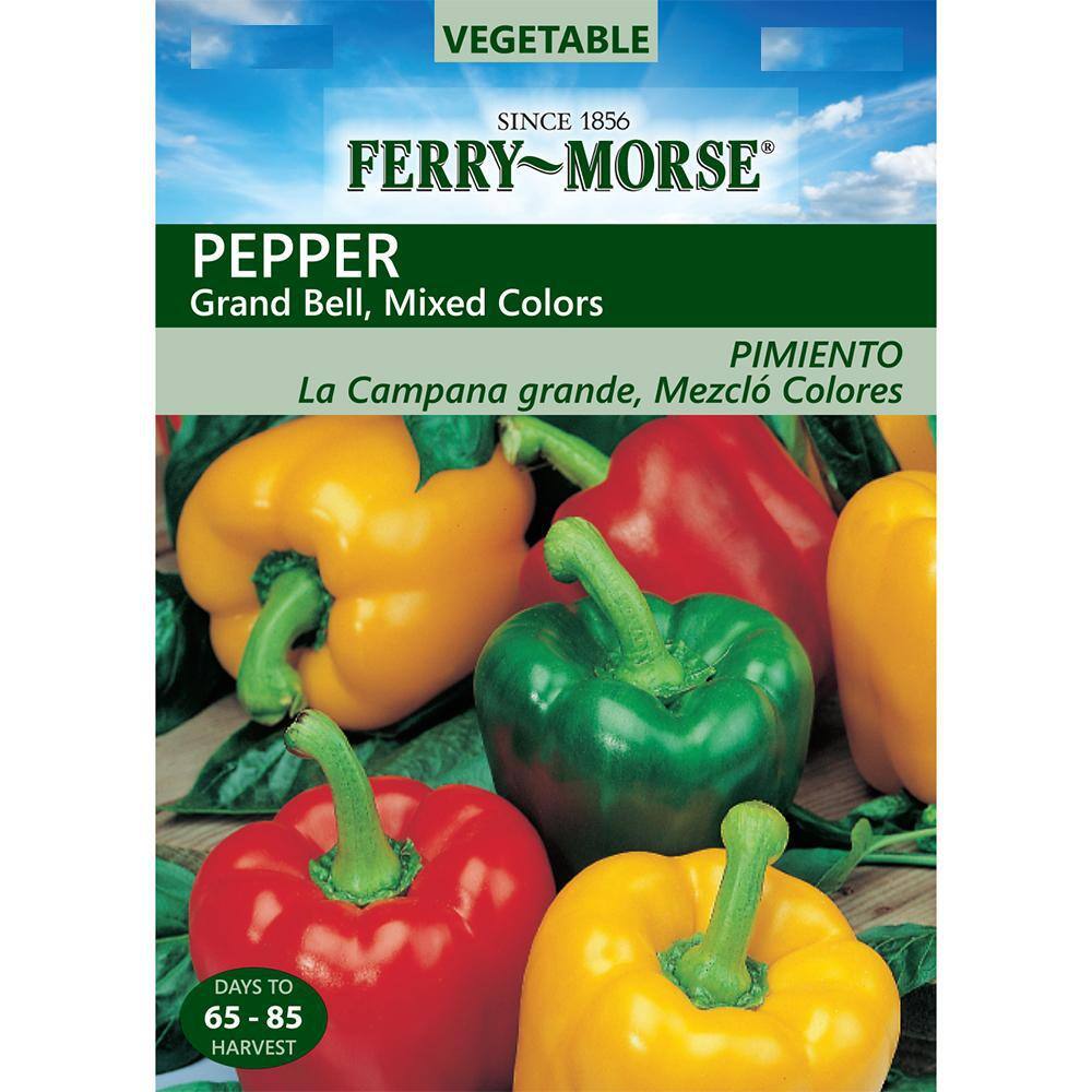 Ferry-Morse Pepper Grand Bell Mix Vegetable Seed 7559 - The Home Depot