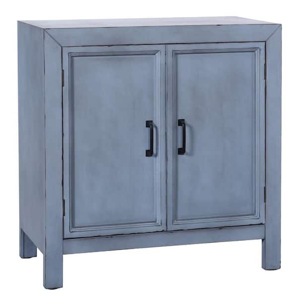 StyleCraft Olive Blue Washed Accent Cabinet SF26385DS - The Home Depot