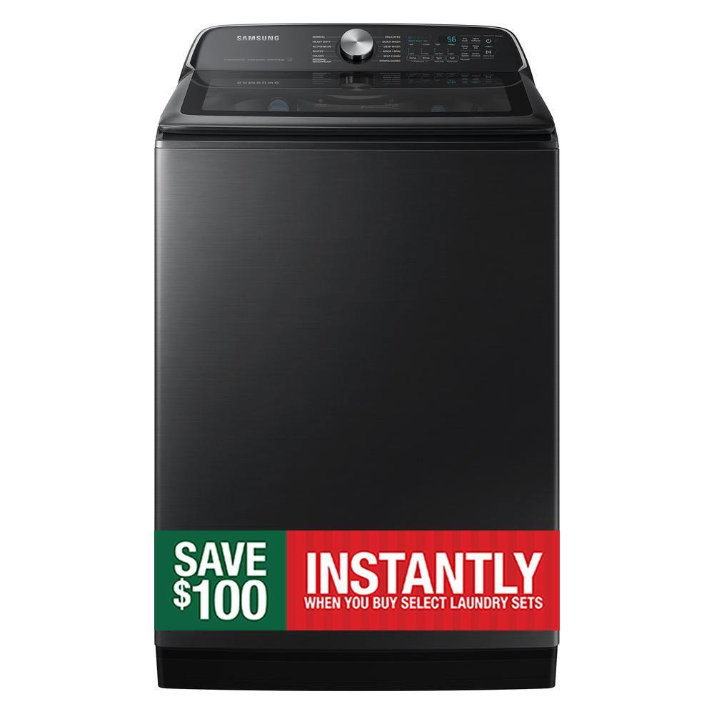 Samsung 5.5 cu.ft. Extra-Large Capacity Smart Top Load Washer with ...