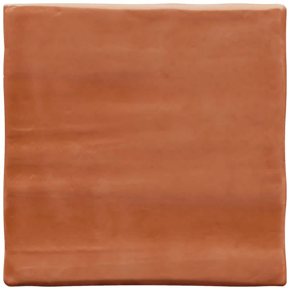 Daltile Artcrafted Cotto 4 in. x 4 in. Glazed Ceramic Wall Tile (5.67 ...
