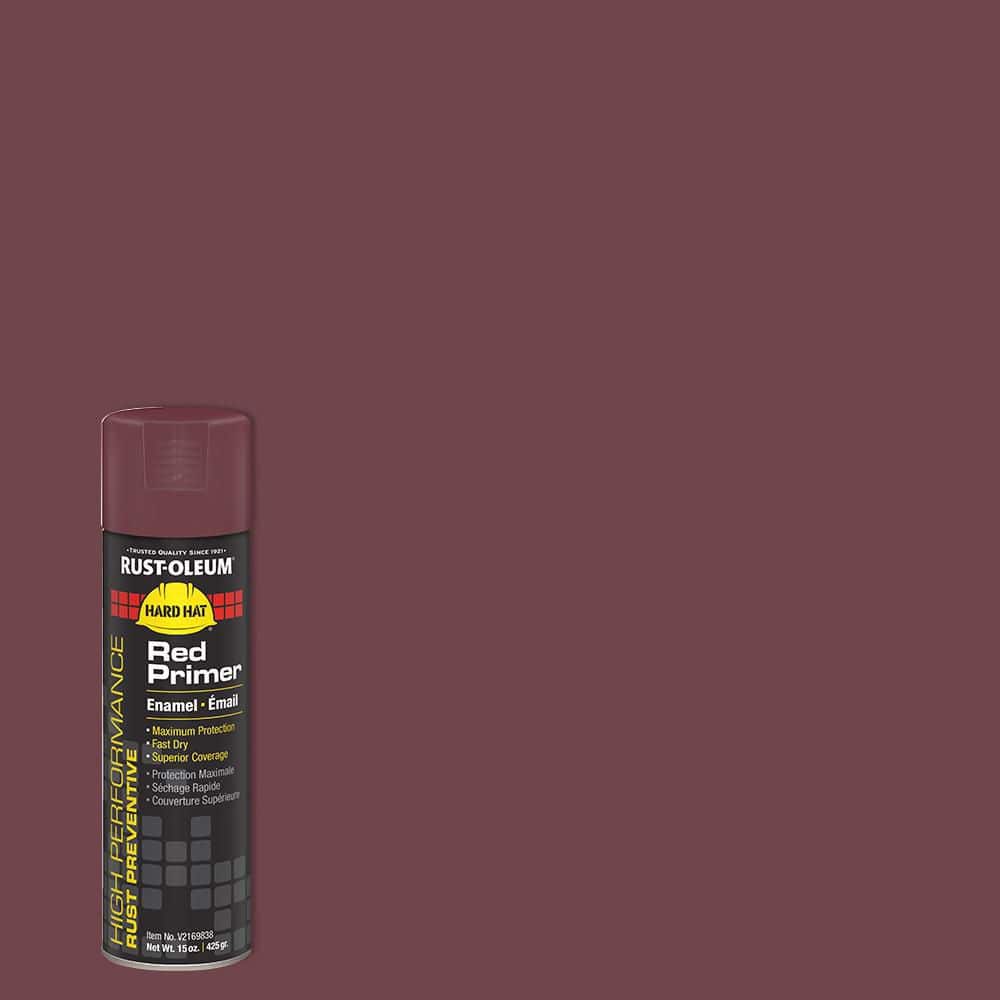 Rust-Oleum Professional 15 oz. Flat Red Interior/Exterior Primer Spray ...