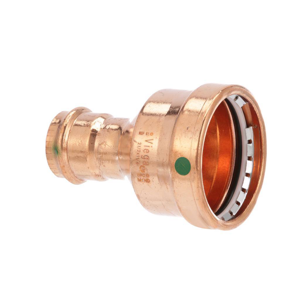 Viega ProPress 2-1/2 in. x 1-1/4 in. Press XL Copper Reducer 20690 ...