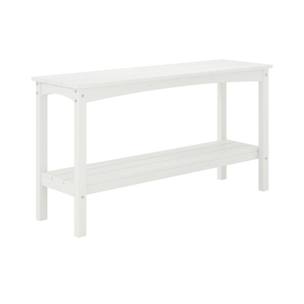 WESTIN OUTDOOR Laguna Outdoor Patio Bar Console Table with Storage ...