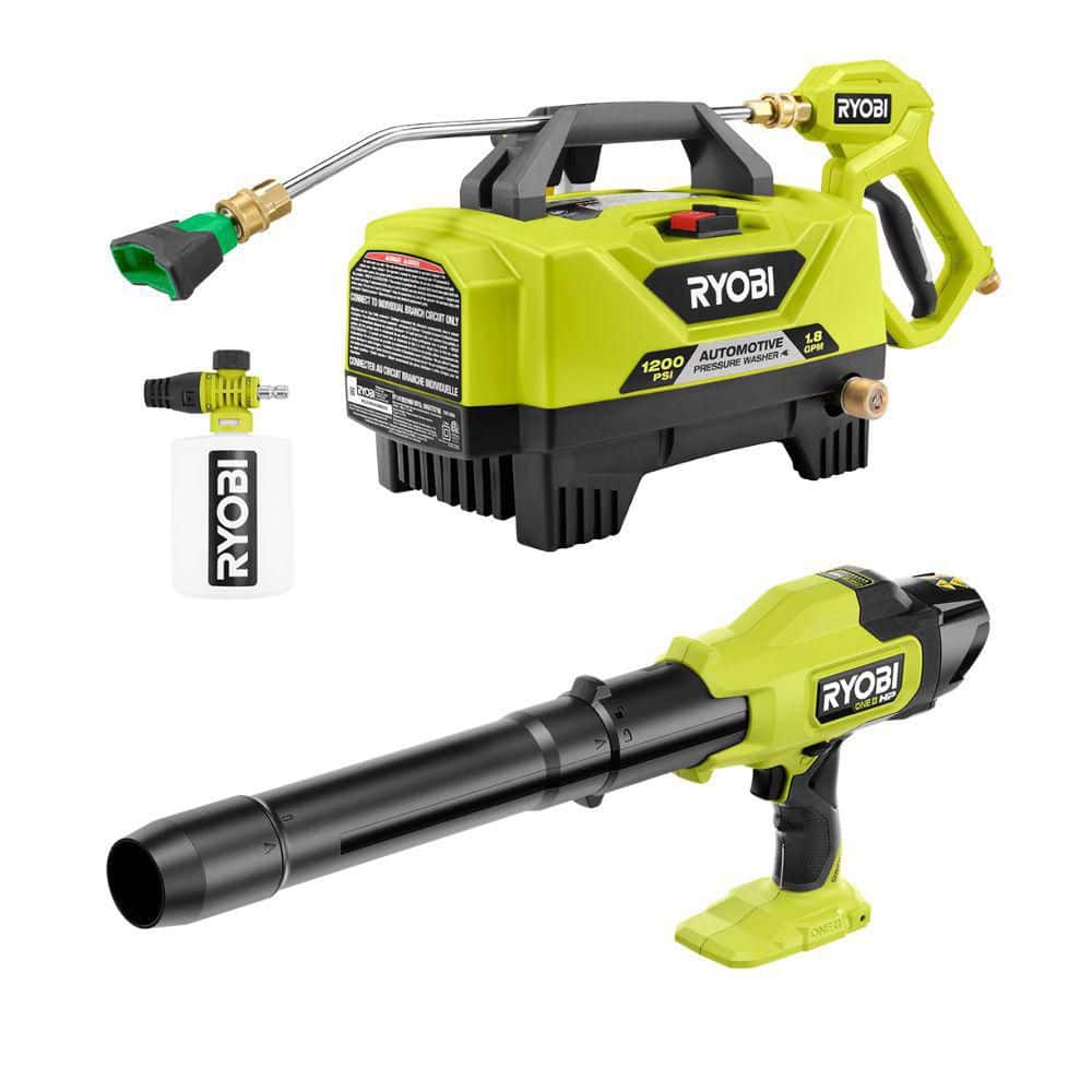 Reviews for RYOBI 1.8 GPM Automotive High Flow Pressure Washer Kit with ...
