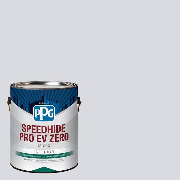 PPG Speedhide Pro EV Zero 1 gal. PPG1168-2 Cumberland Fog Flat Interior ...