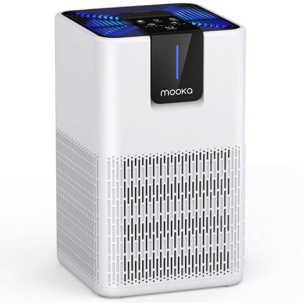 Mooka Tower Air Purifier for Home Large Room 1250 sq. ft. with H13 HEPA ...