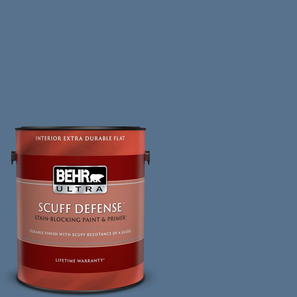 BEHR ULTRA 1 gal. #PPU14-01 Arrowhead Lake Extra Durable Flat Interior ...