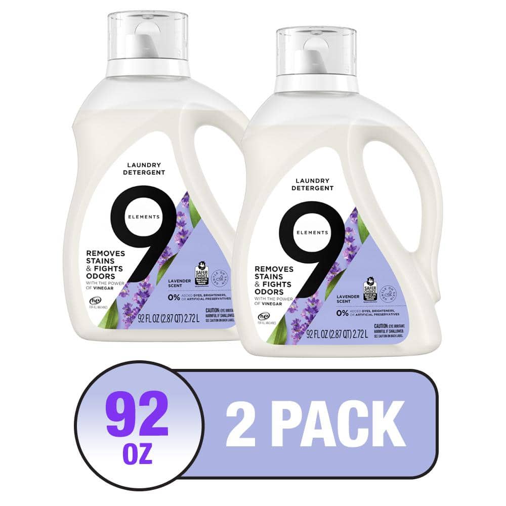 Elements Natural Vinegar HE Lavender Scent Liquid Laundry Detergent ...