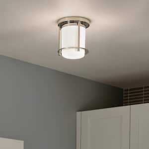 KICHLER Winslow 8.5 in. 1-Light Brushed Nickel Hallway Contemporary ...