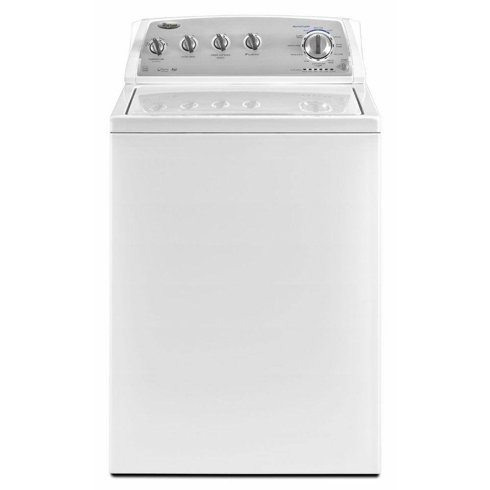 Whirlpool 3.6 cu. ft. High-Efficiency Top Load Washer in White, ENERGY ...