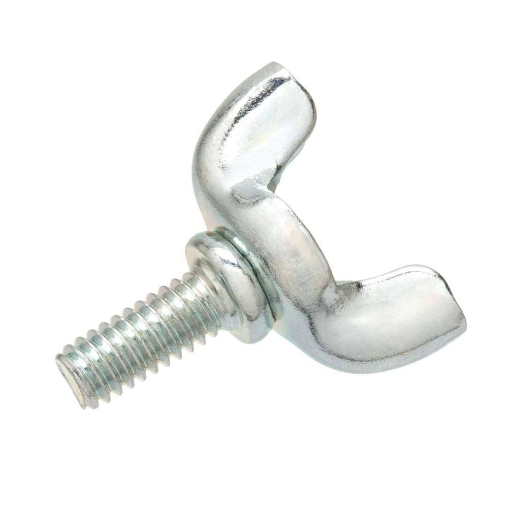 Everbilt 3/8 in. - 16 x 2 in. Zinc Winged Screw 01948 - The Home Depot