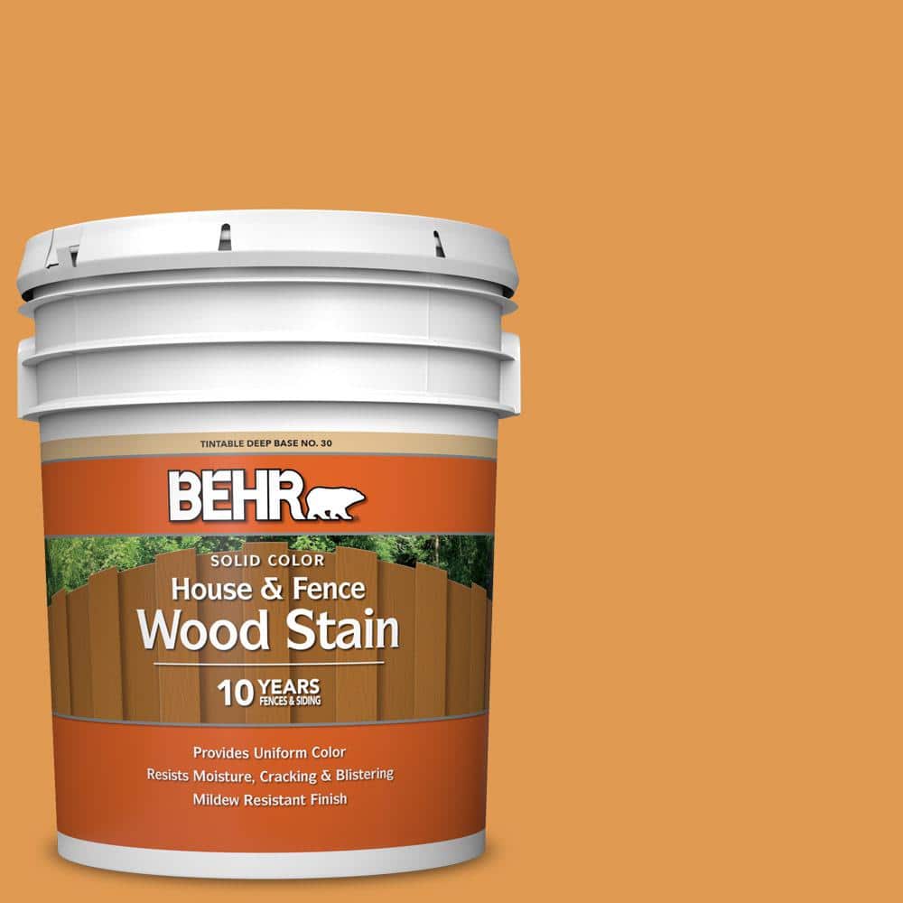 BEHR 5 gal. #290D-5 Apple Crisp Solid Color House and Fence Exterior ...