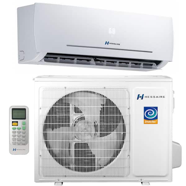 Hessaire 12000 Btu 1 Ton Ductless Mini Split Air Conditioner And Heat