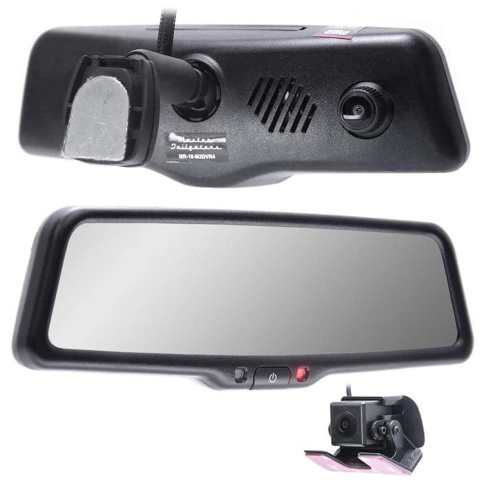 PartsMT 10 in. OEM Rear View Mirror Dash Cam with 10 in. LCD Screen ...