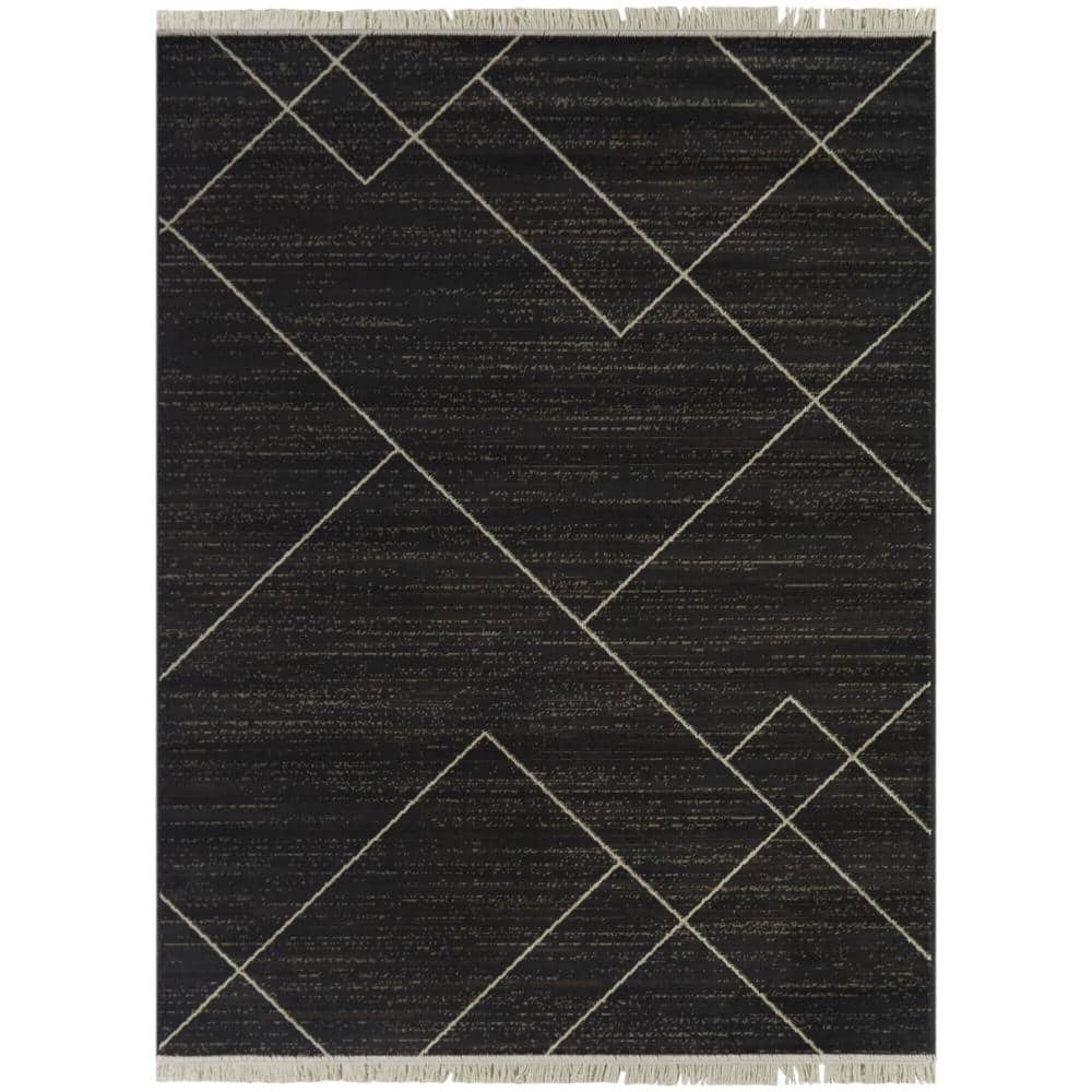BALTA Georg Charcoal 5 ft. x 7 ft. Geometric Area Rug 3111089 - The ...
