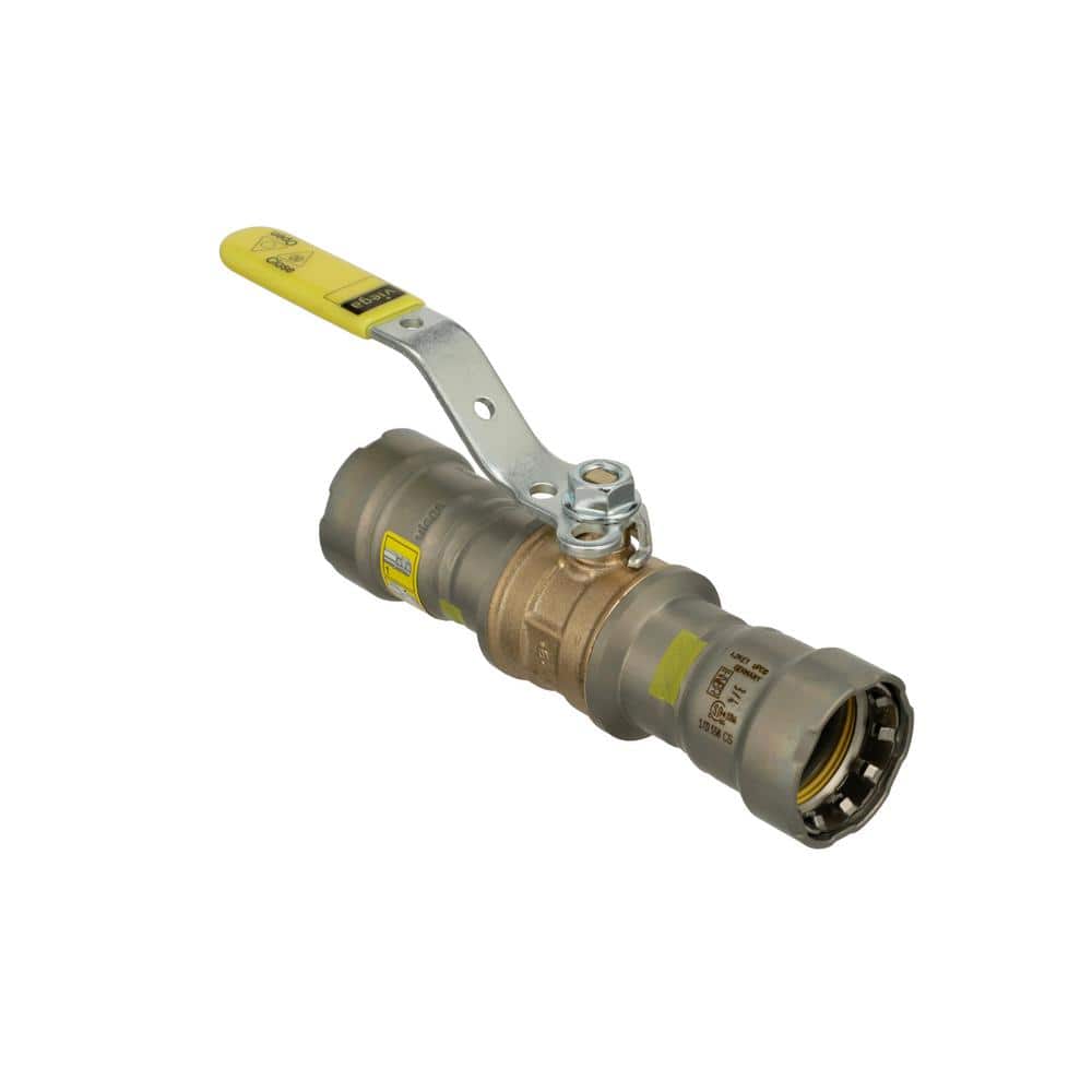 Viega MegaPressG 3/4 in. Press Carbon Steel Ball Valve (Gas Only) 30605 ...