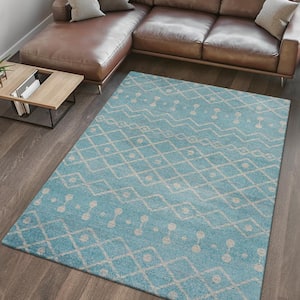 JONATHAN Y Aksil Moroccan Beni Souk Black/Cream 8 ft. x 10 ft. Area Rug ...