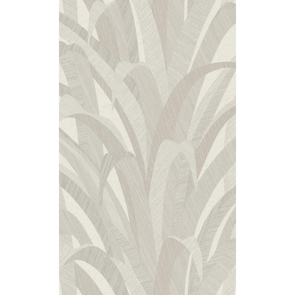 Walls Republic Grey All Over Bamboo Leaves Printed Non-Woven Paper Non ...